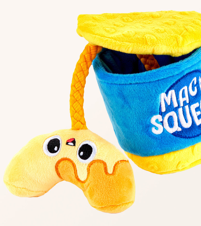 Mac & Squeak + Dumpling Dog Toys | Interactive Fun | Downtown Pet Supply®