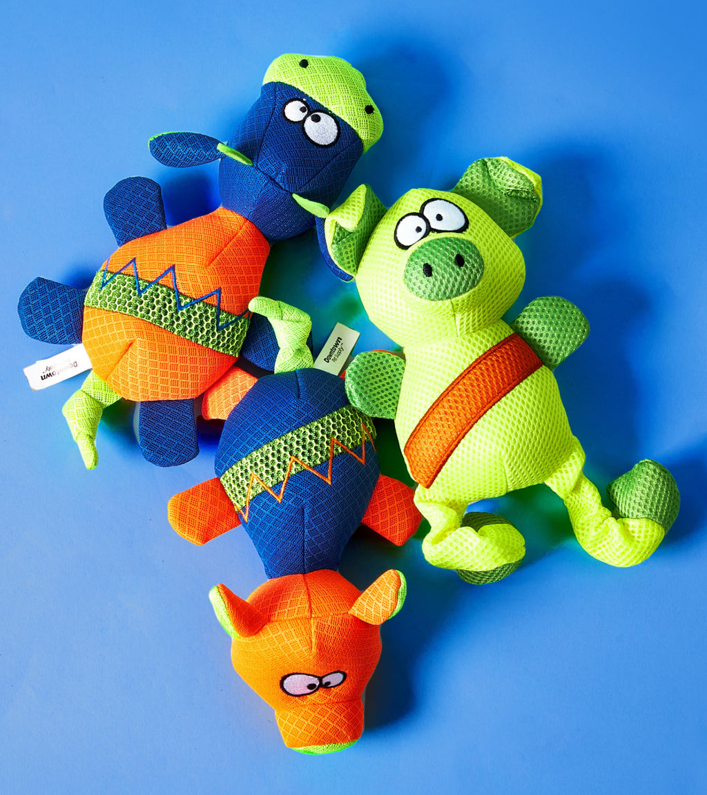 Mesh Piggies Chew Toys - 3 Pack | Gentle Dental Care | Downtown Pet Supply®