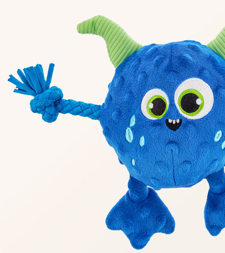Plush Monster Chew Toys 3 Pack | Soft & Durable | Downtown Pet Supply®