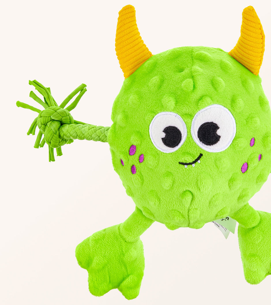 Plush Monster Chew Toys 3 Pack | Soft & Durable | Downtown Pet Supply®